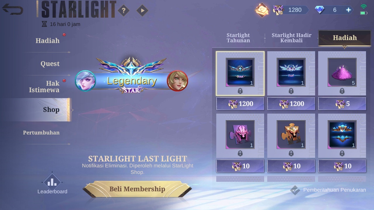 5 Cara Dapatkan Notifikasi Last Light Mobile Legends (ML) – Esportsku