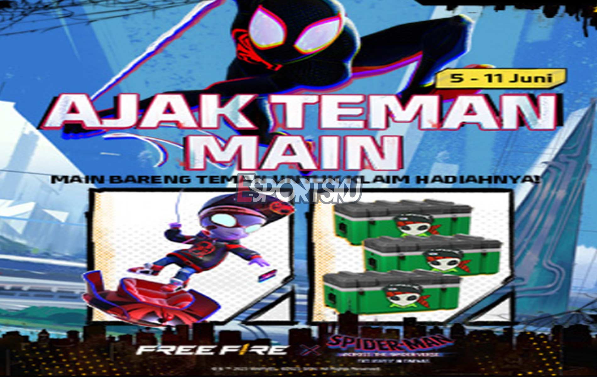 5 Cara Dapatkan Petskin Spider-Verse Moony Free Fire (FF) – Esportsku