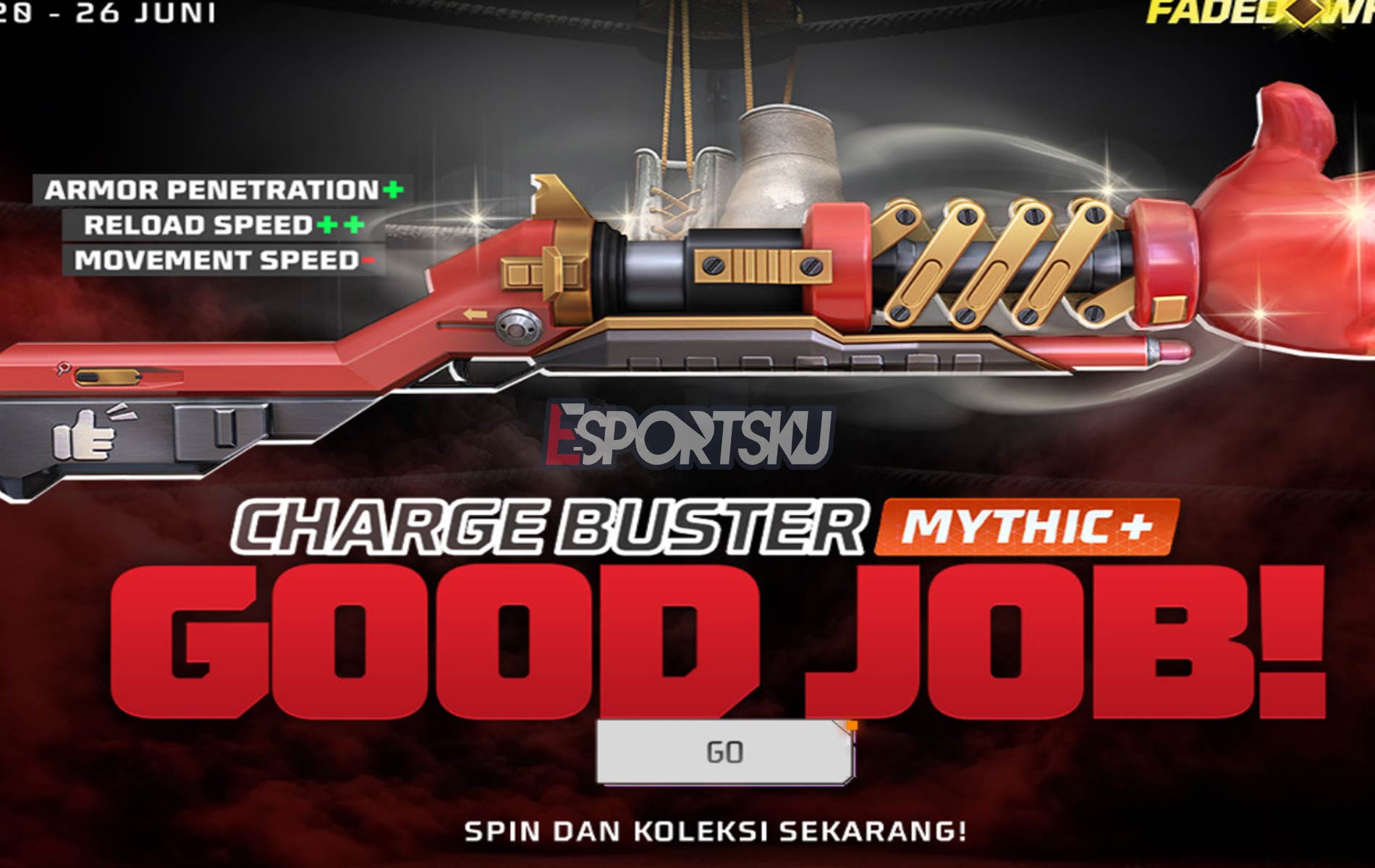 5 Cara Dapatkan Skin Charge Buster Good Job Free Fire (FF) – Esportsku