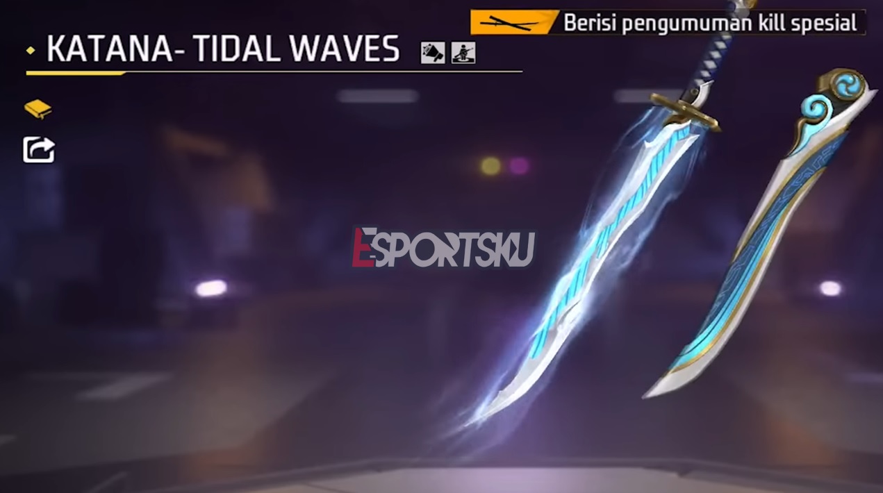 Skin Katana FF Tidal Waves di Kode Redeem Free Fire India? Apakah Ini ...