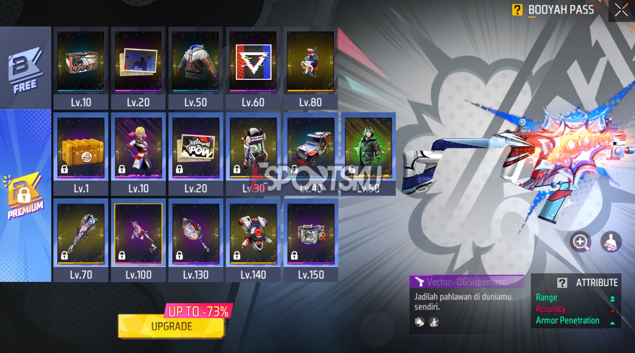 5 Cara Dapatkan Skin Vector OGSuperhero Free Fire (FF) – Esportsku