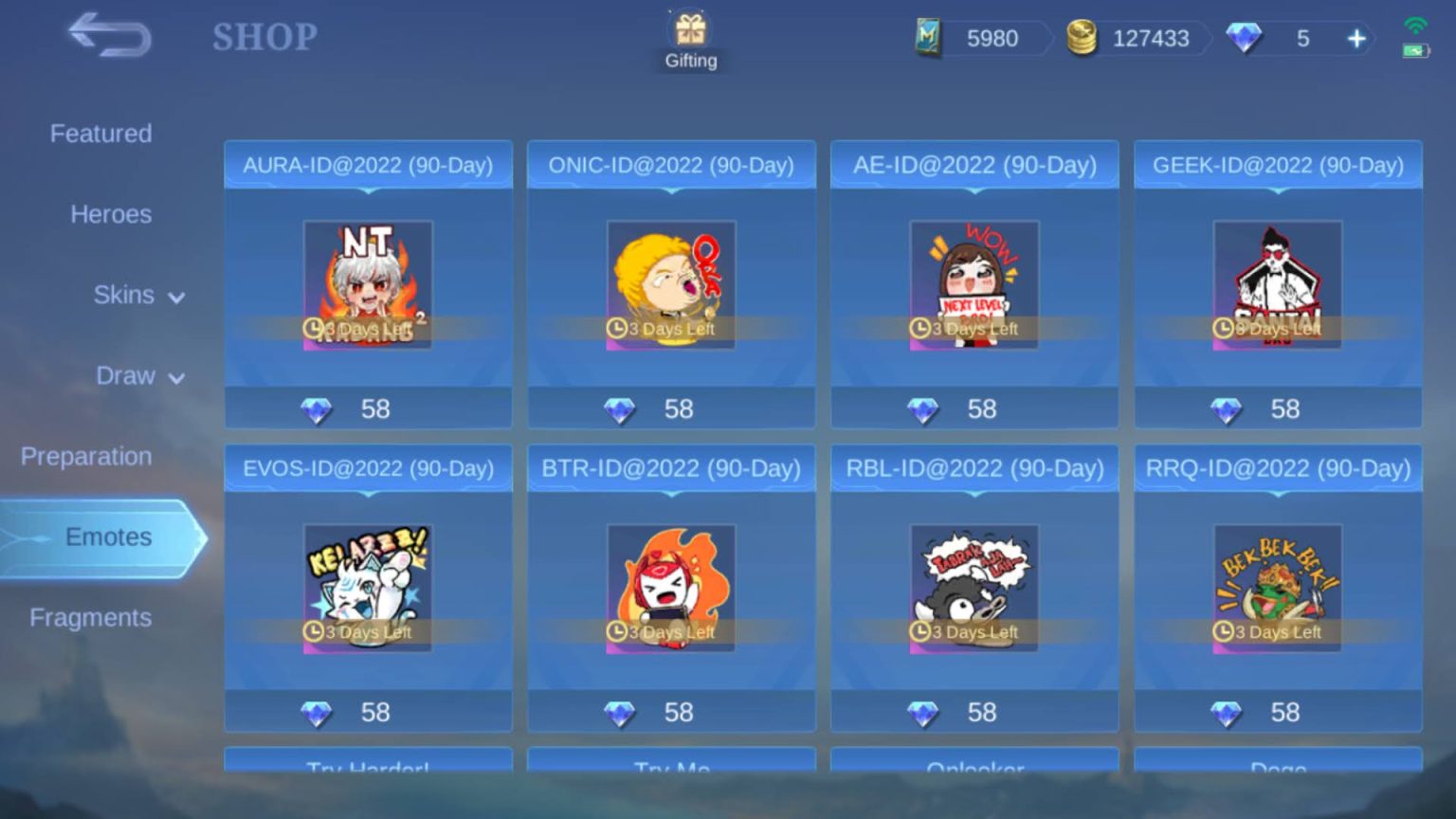 Event Emote MPL Permanen Di Mobile Legends (ML) – Esportsku