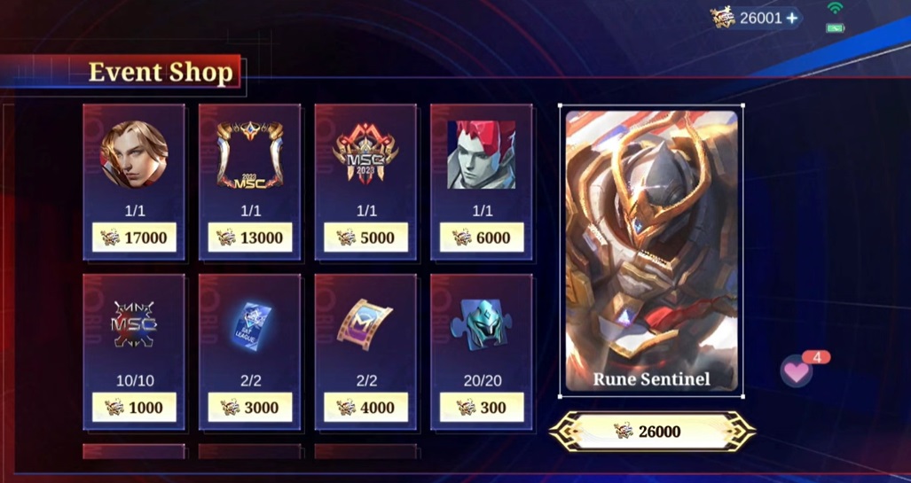 Klaim Skin Atlas Rune Sentinel Mobile Legends (ML), Sebelum Ditutup ...
