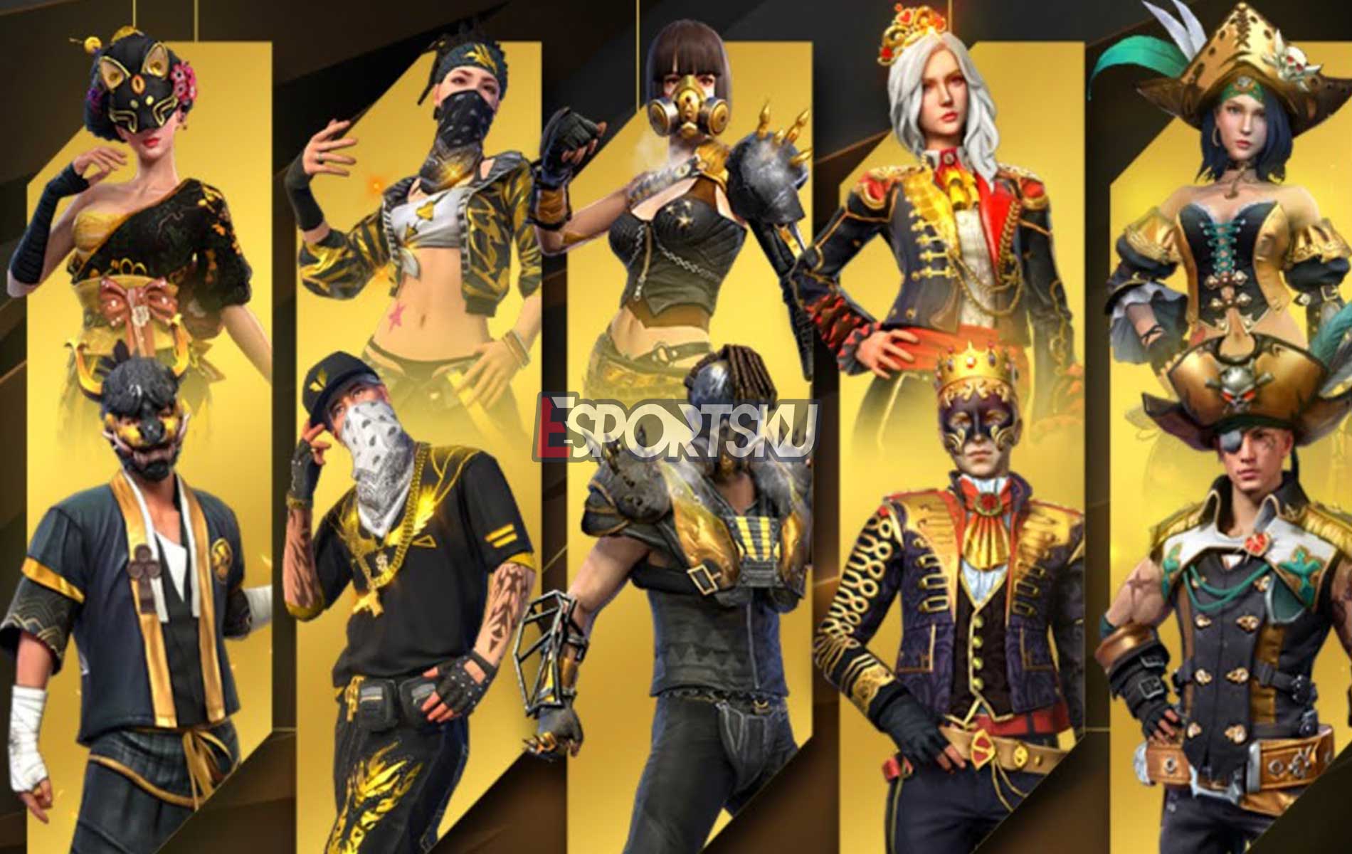 Golden Elite Pass Free Fire (FF), Bundle Emas Player Old! – Esportsku
