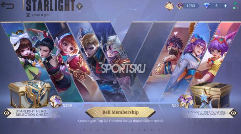 Hadiah Pembelian Starlight Mobile Legends (ML), Ada Hero dan Skin ...