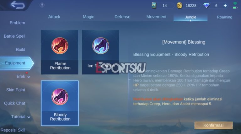 3 Jenis Spell Retribution Mobile Legends (ML) – Esportsku