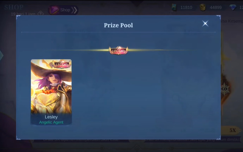 Can You Get Skin Legend Lesley With Mobile Legends Tokens (ML)? - Esports