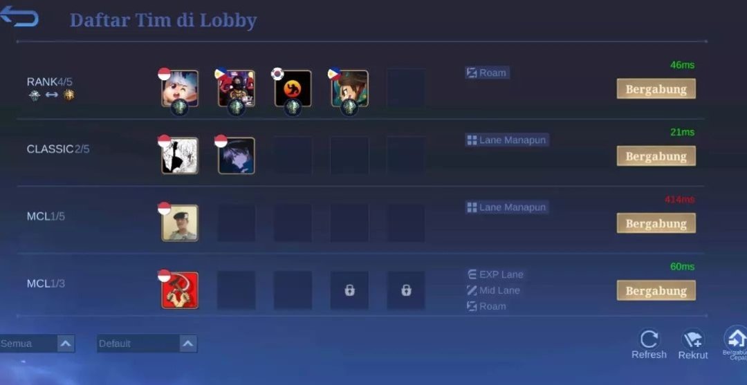 Apa Itu Fitur Recruitment Lobby Mobile Legends (ML), Bagus Untuk Player ...