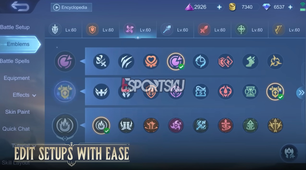 Sistem Emblem Baru Mobile Legends (ML), Apa Yang Berubah? – Esportsku