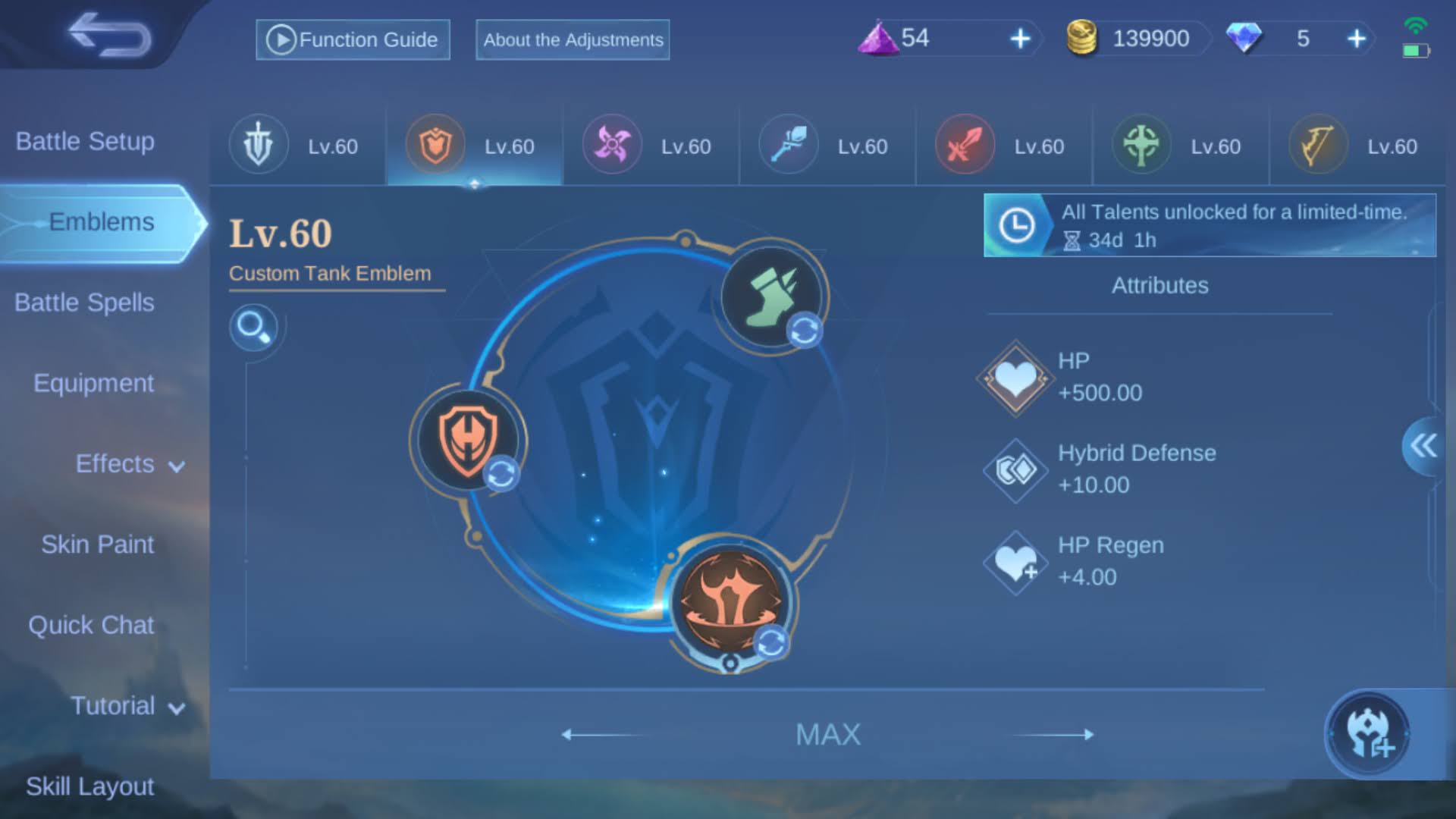 Set Emblem Tipe-tipe Roamer Mobile Legends (ML) – Esportsku