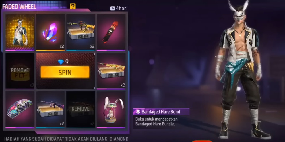 Event Bandaged Hare Bundle Free Fire (FF), Skin Kelinci! – Esportsku