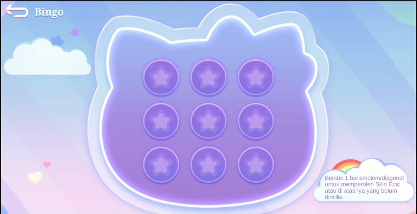 Sanrio Hello Kitty 2023 Bingo Event pattern Mobile Legends (ML) - Esports