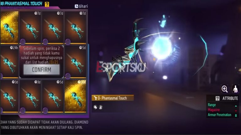 Harga Skin AC80 Phantasmal Touch Mythic Free Fire (FF) – Esportsku