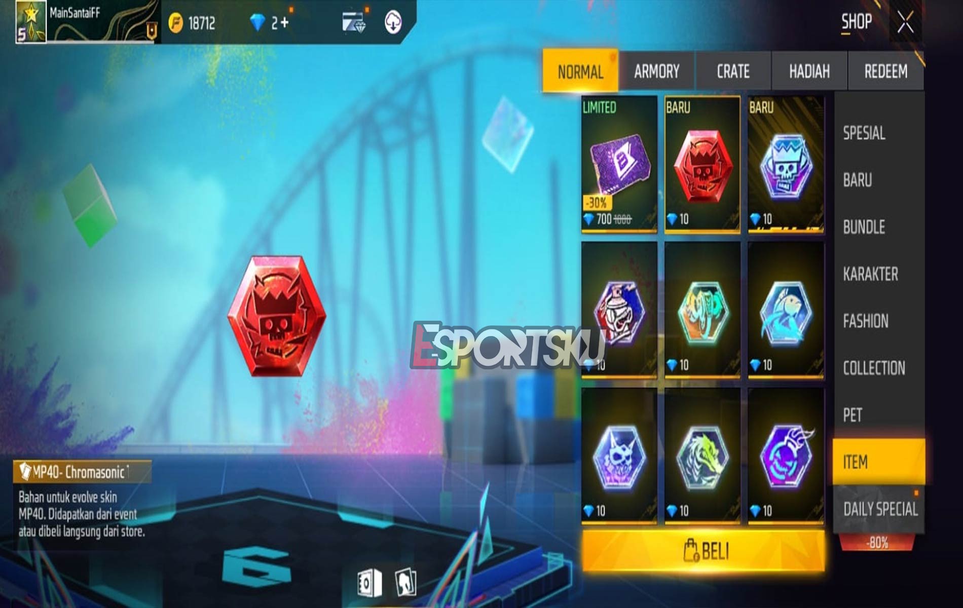 5 Cara Dapatkan Token Evo Chromasonic MP40 Free Fire (FF) – Esportsku