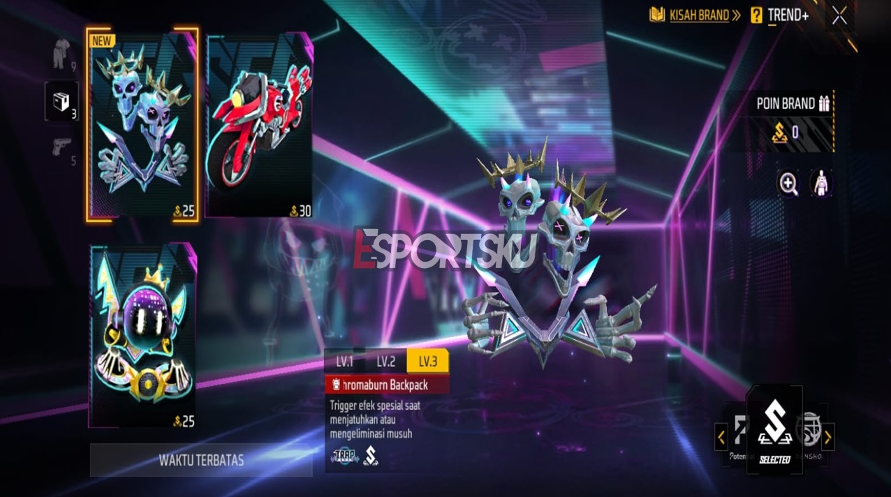 5 Cara Dapatkan Trap Chromaburn Backpack Free Fire (FF) – Esportsku