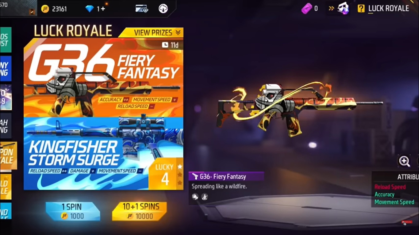Kapan Skin Weapon Royal G36 Rilis Free Fire (FF)? – Esportsku