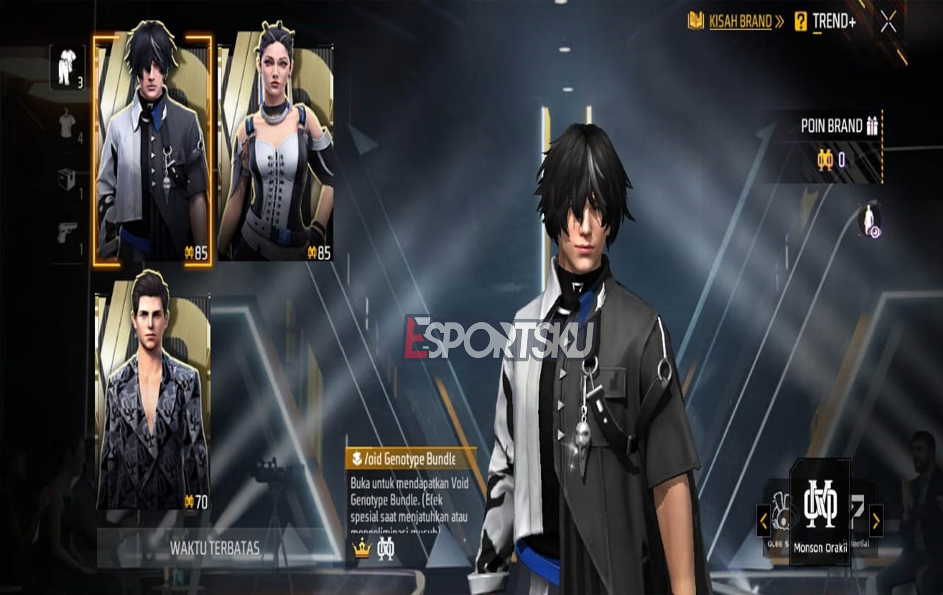 Harga Bundle Void Genotype Mythic Free Fire (FF) – Esportsku