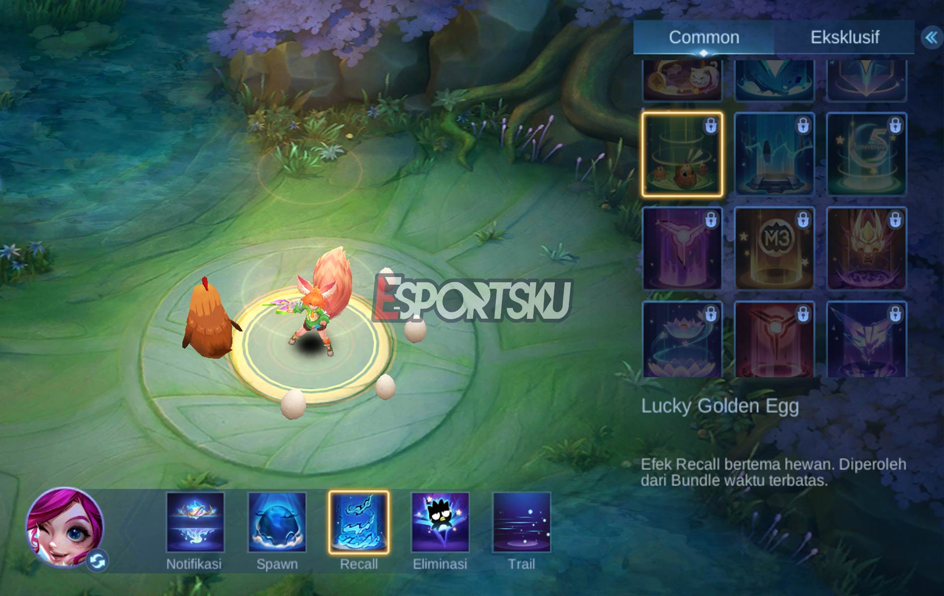 Harga Recall Lucky Golden Egg Mobile Legends (ML) – Esportsku