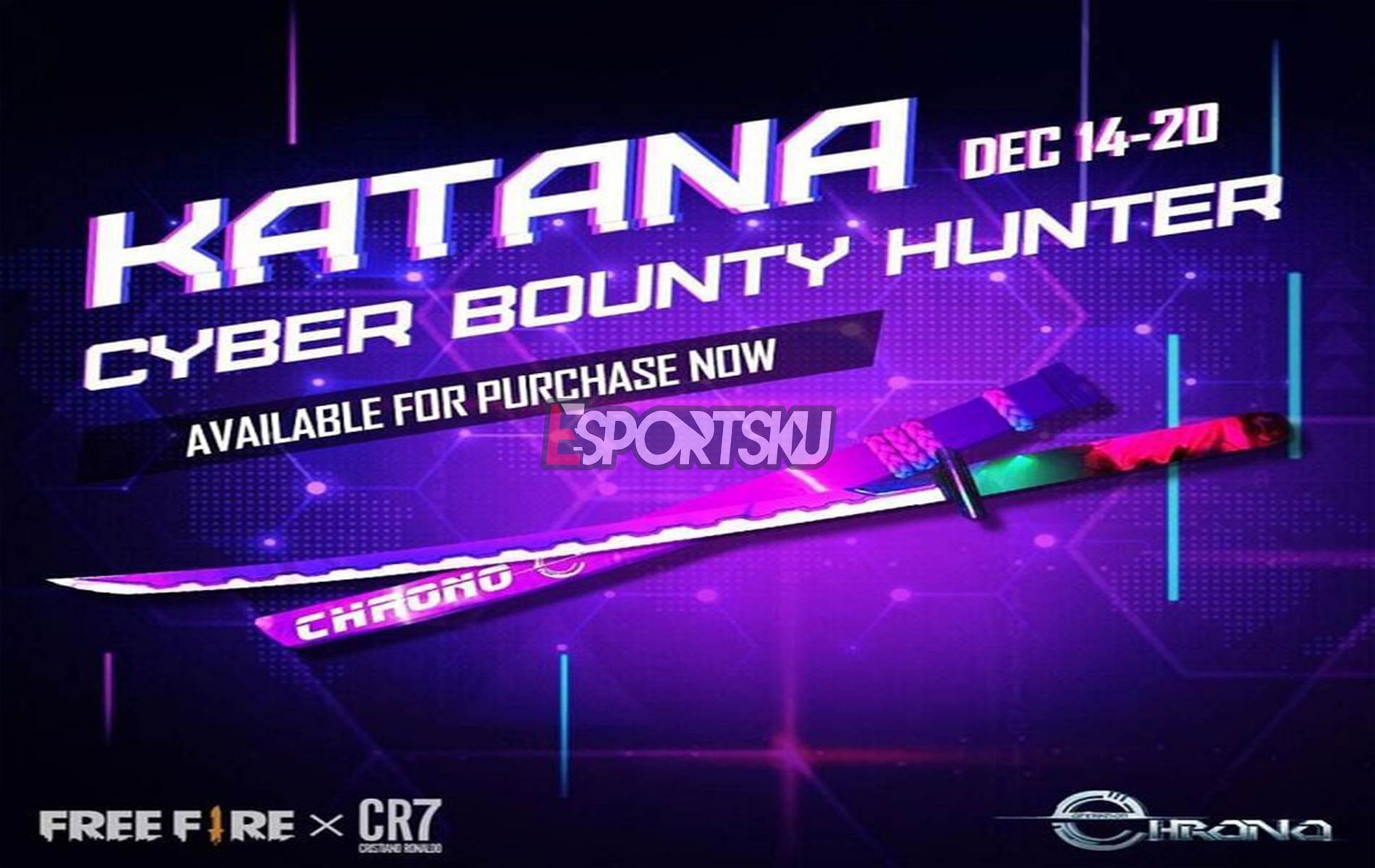 Harga Skin Katana Chrono Epic Free Fire (FF) – Esportsku