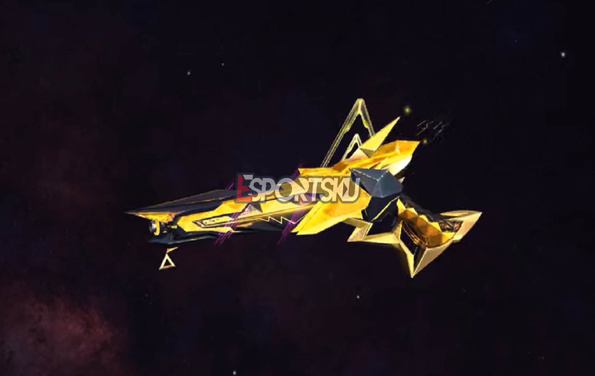 Harga Skin M1887 Golden Glare Mythic Free Fire (FF) – Esportsku