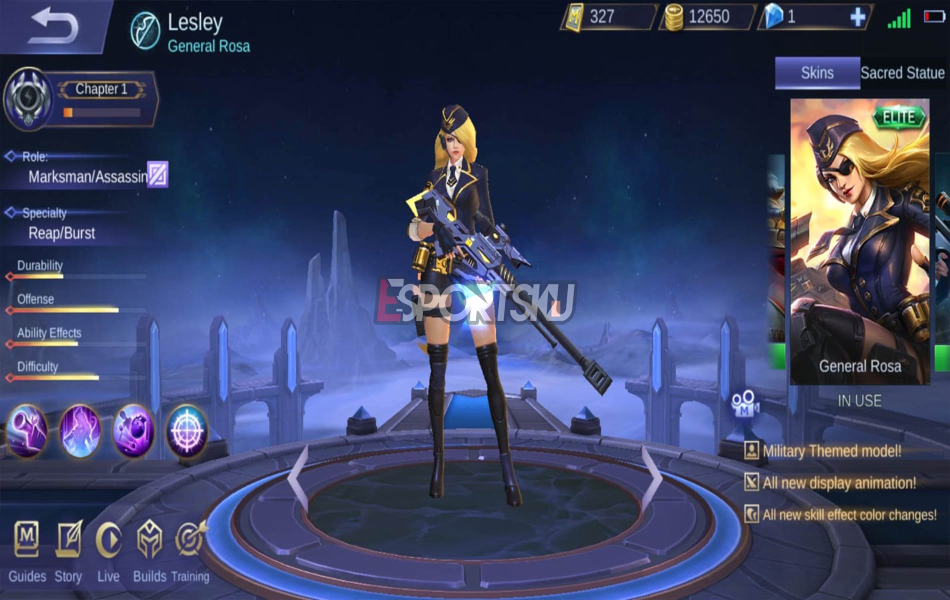 Skin Lesley General Rosa di Kode Redeem ML 3 Juli 2023! – Esportsku