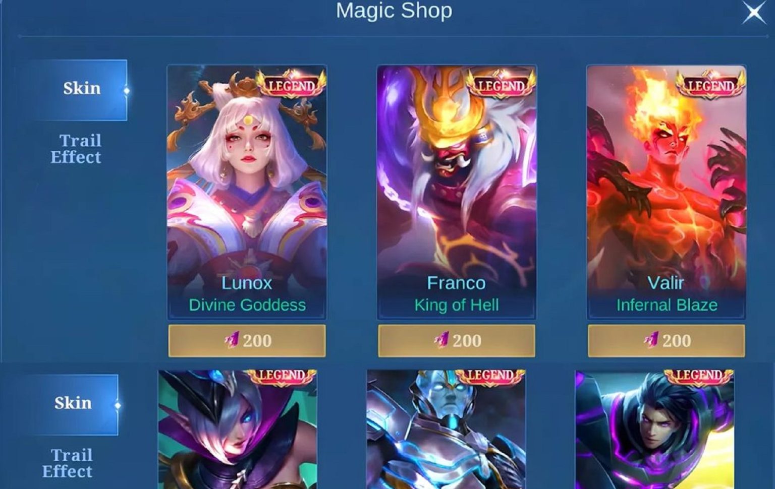 Skin Legend Lebih Mahal Di Revamp Shop Mobile Legends (ML)? – Esportsku