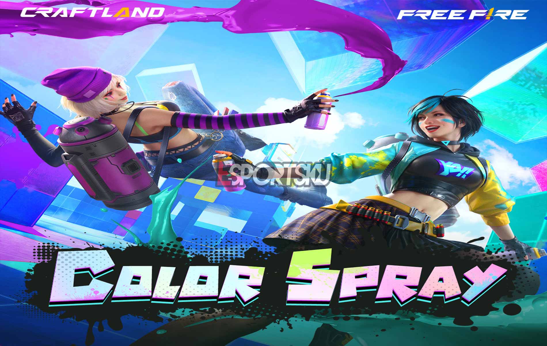 Mode Color Spray Free Fire (FF), Warnai Map Dan Menang! – Esportsku