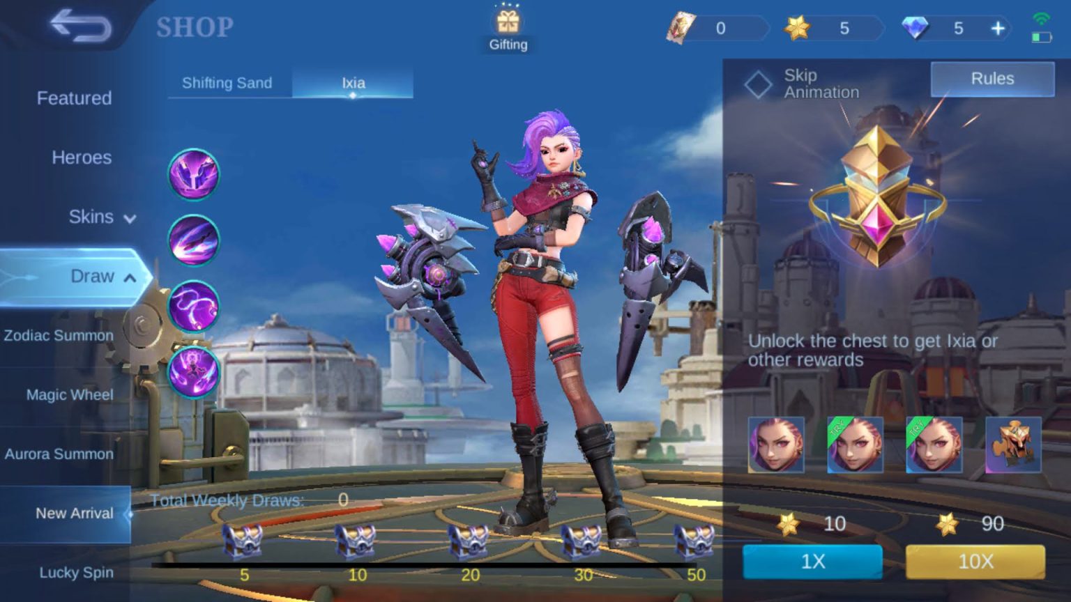 Pola Hero Ixia Mobile Legends (ML) Gratis! – Esportsku