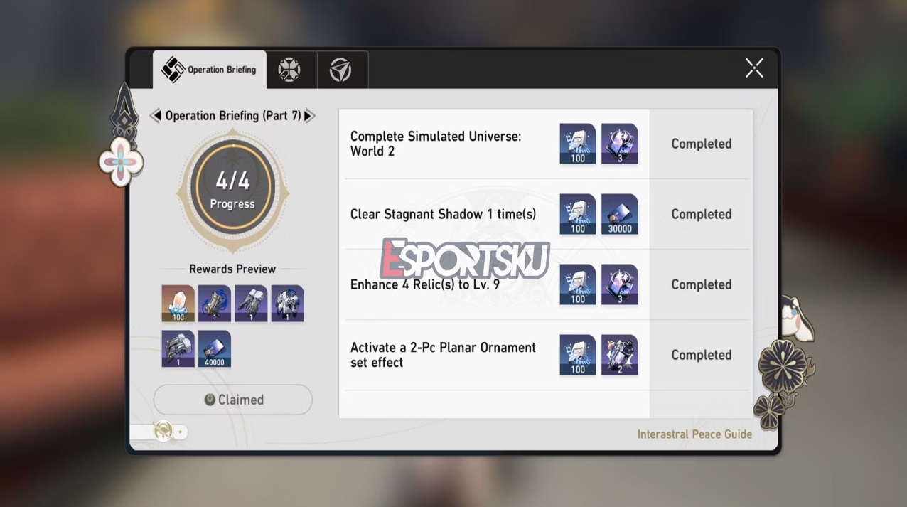 Ringkasan Aksi Trailblazer Honkai Star Rail, Tutorial Berhadiah! – Esportsku