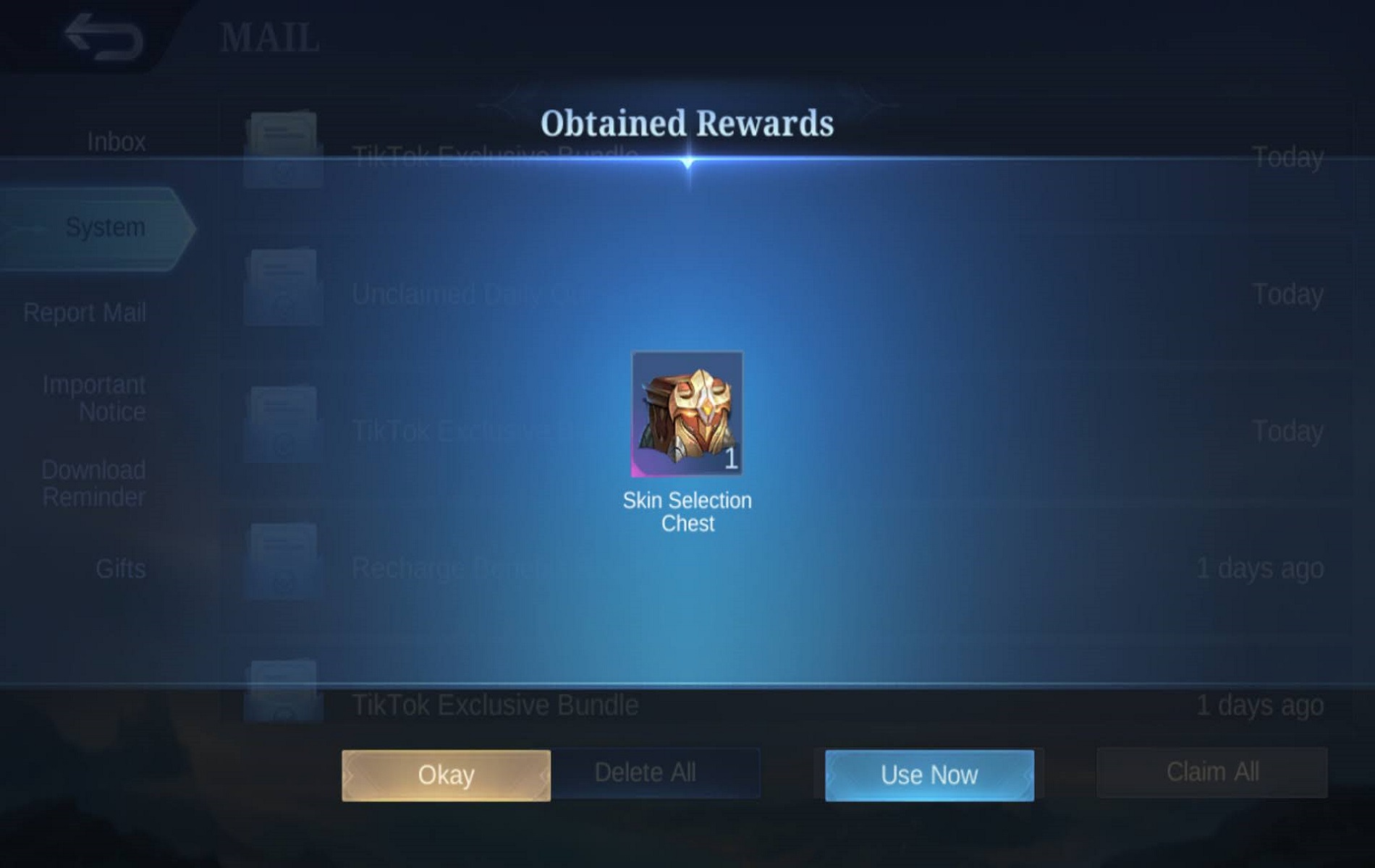 Apa Isi Skin Selection Chest Mobile Legends (ML)? – Esportsku