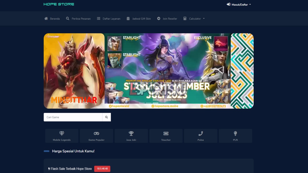 Top Up Mudah dan Praktis dengan Hope Store: Solusi Terbaik untuk ...