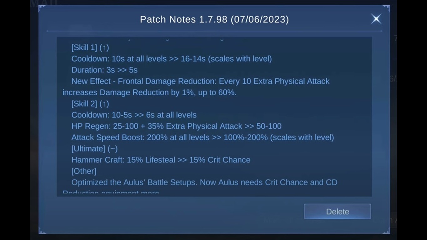 Buff Aulus Jadi Meta Di Season 29 Mobile Legends (ML)? – Esportsku