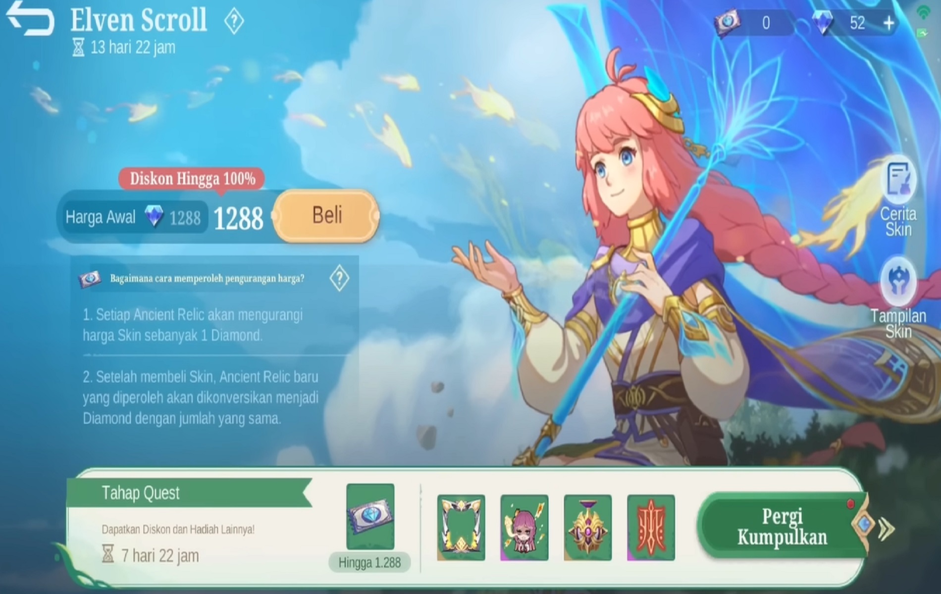 Apa Itu Elven Scroll Event Beyond the Clouds Mobile Legends (ML)? – Esportsku