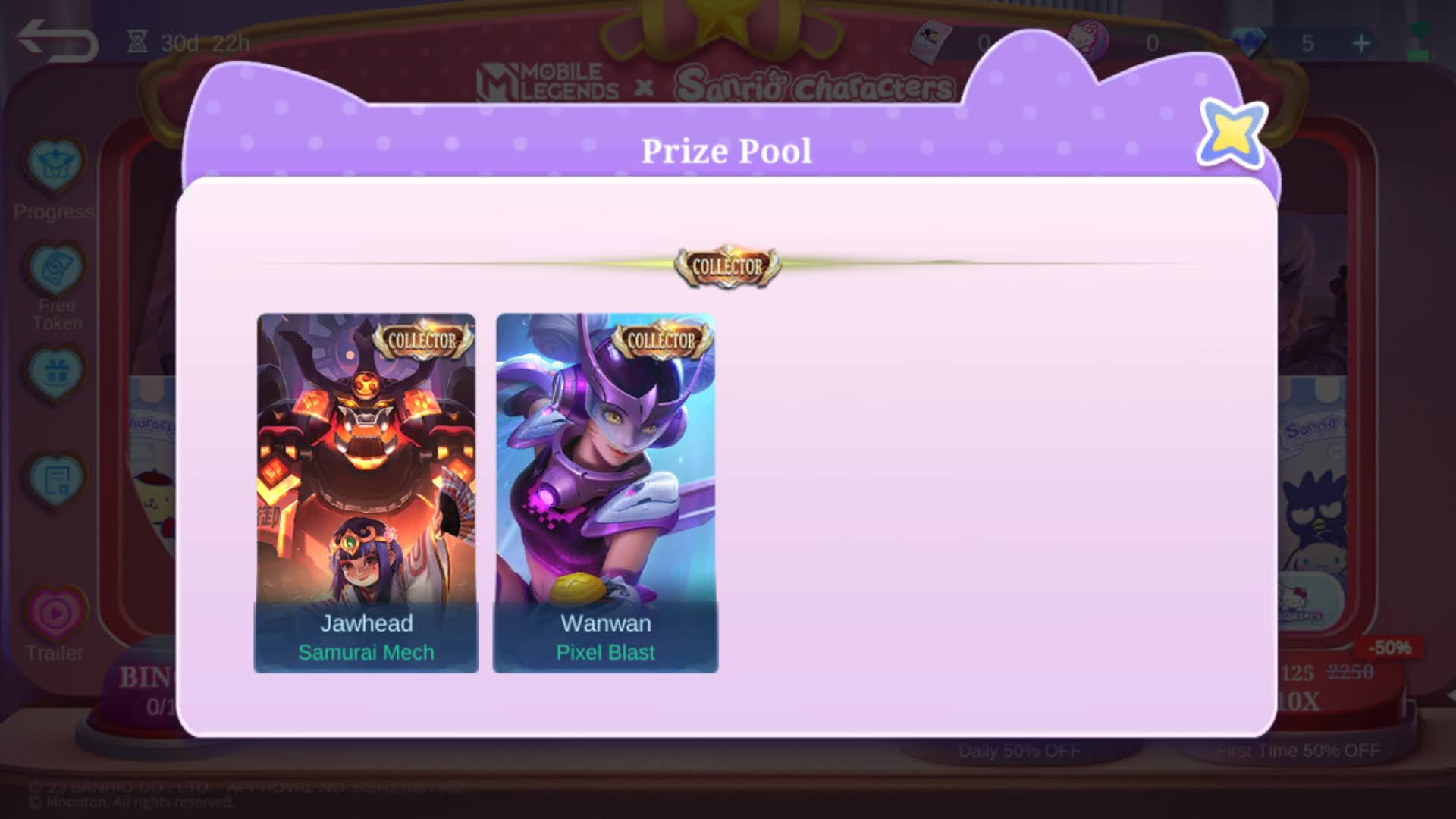 Sanrio Character 2023 Prize Pool Mobile Legends (ML), There's a Skin ...