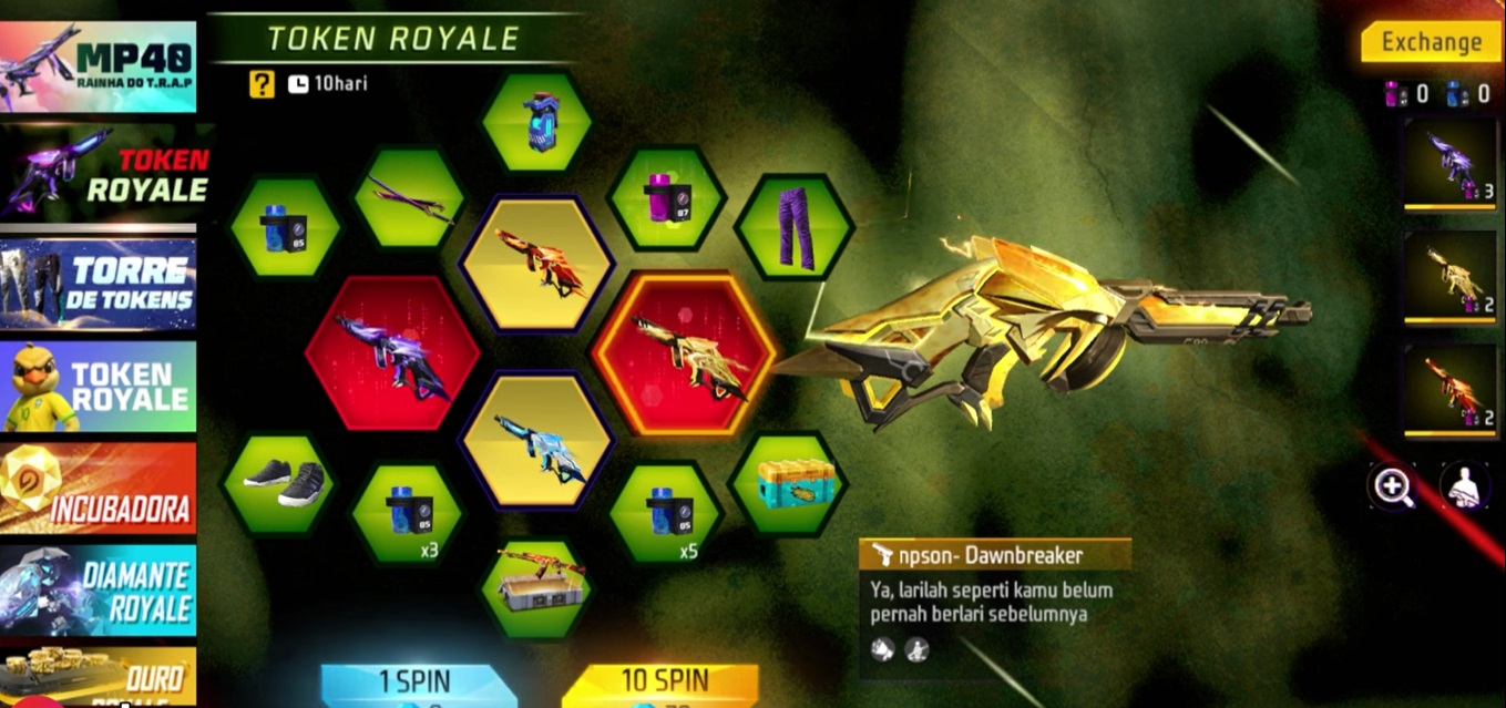 Kapan Rilis Thompson Jaguar Token Ring Free Fire (FF)? – Esportsku