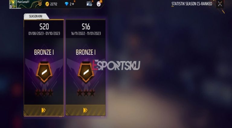 Apa Itu Riwayat Rank Free Fire (FF)? Progress Push Player! – Esportsku