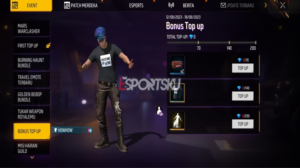 5 Ways To Get HOWOW Clothes Free Fire (FF) - Esports