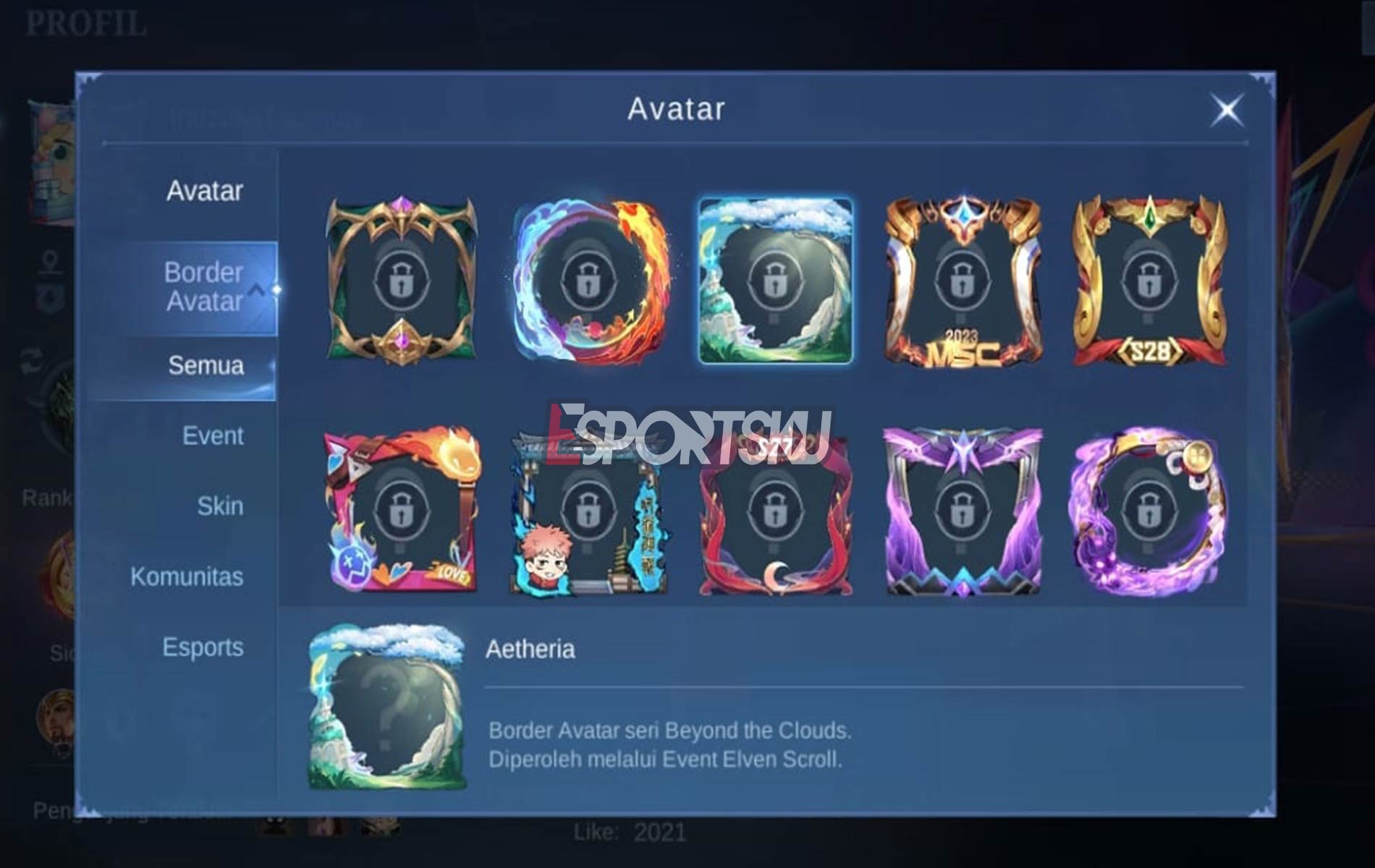 5 Cara Dapatkan Border Avatar Aetheria Mobile Legends (ML) – Esportsku