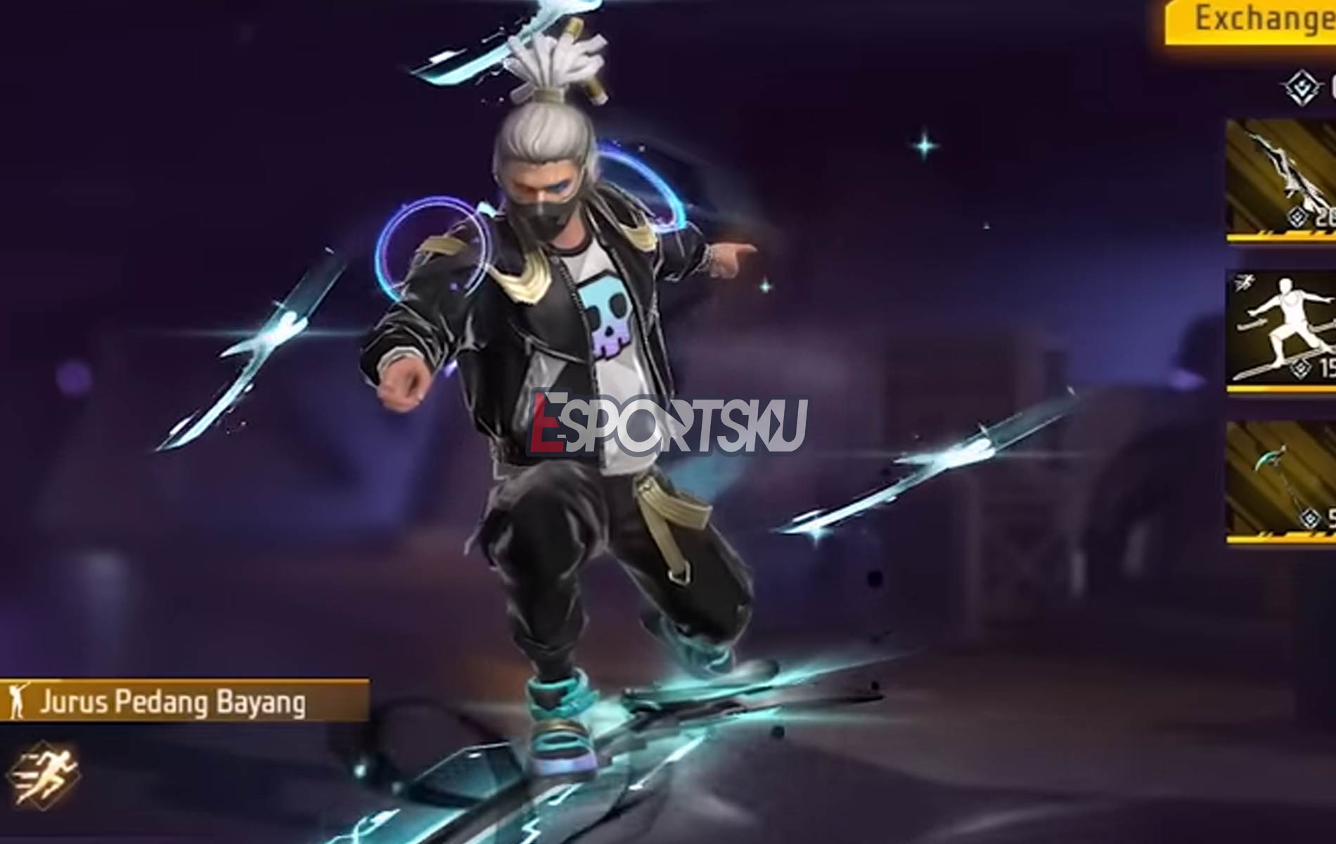 Harga Emote Jurus Pedang Bayangan Mythic Free Fire (FF) – Esportsku