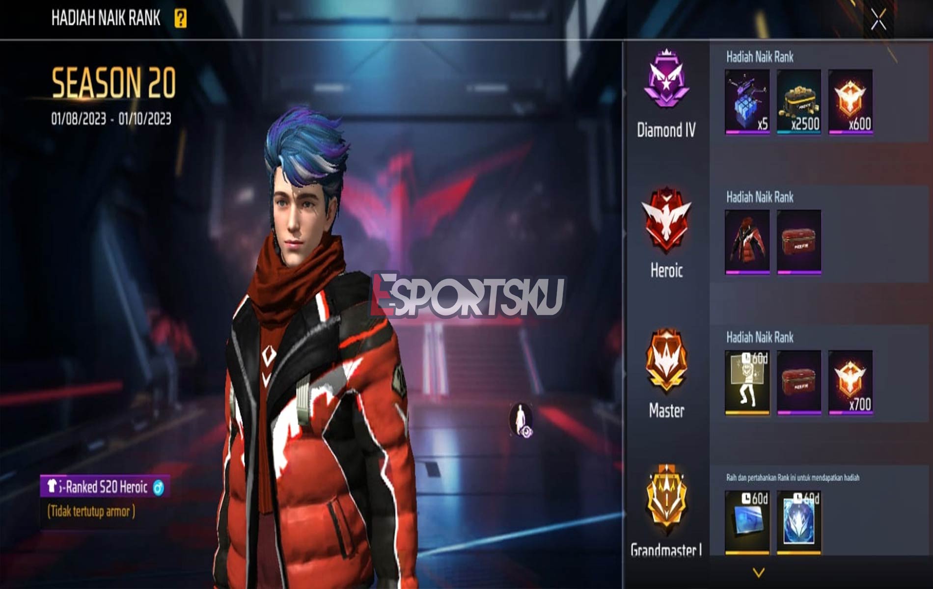 5 Cara Dapatkan Jaket Rank 20 CS Free Fire (FF) – Esportsku