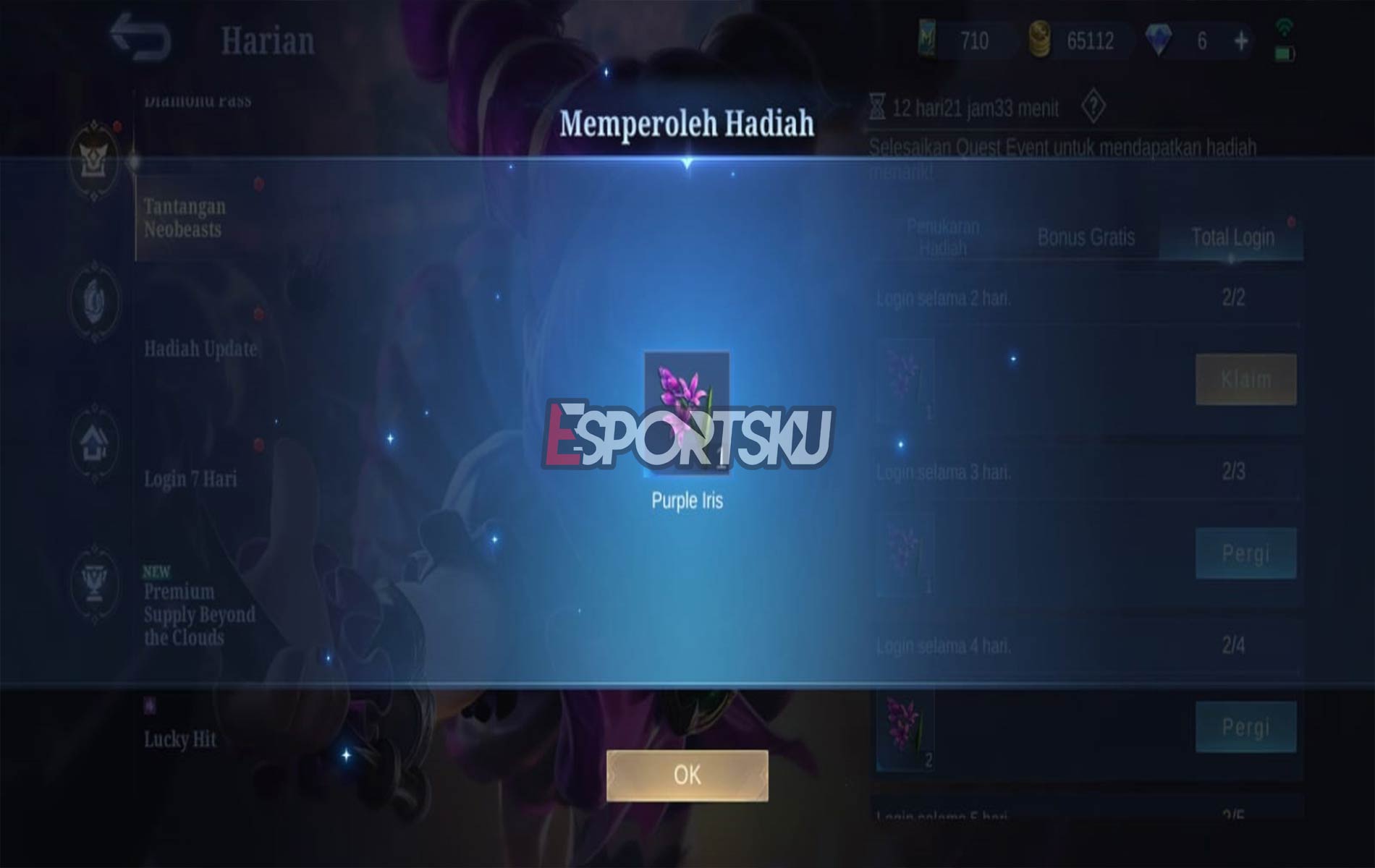 5 Cara Dapatkan Token Purple Iris Mobile Legends (ML) – Esportsku