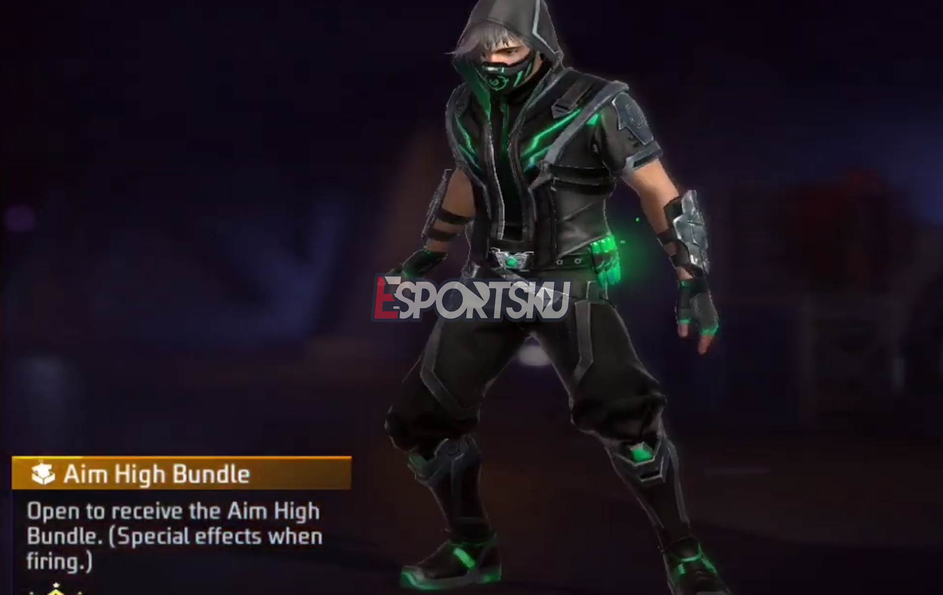 Harga Bundle Aim High Mythic Free Fire (FF) – Esportsku