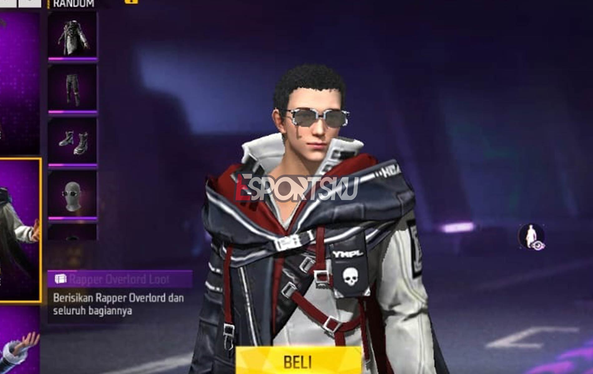 Harga Bundle Rapper Overlord Epic Free Fire (FF) – Esportsku