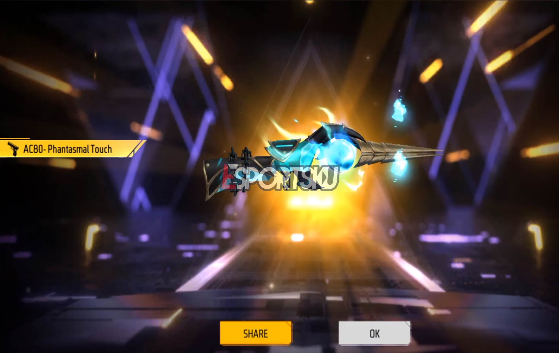 Harga Skin AC80 Phantasmal Touch Mythic Free Fire (FF) – Esportsku