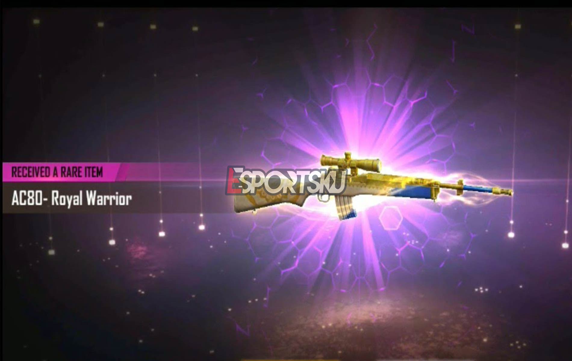 Harga Skin AC80 Royal Warrior Epic Free Fire (FF) – Esportsku