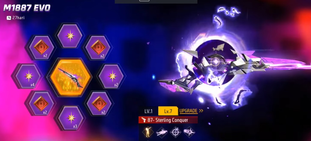 Kapan Resale Shotgun M1887 Sterling Conqueror Di Free Fire (FF ...