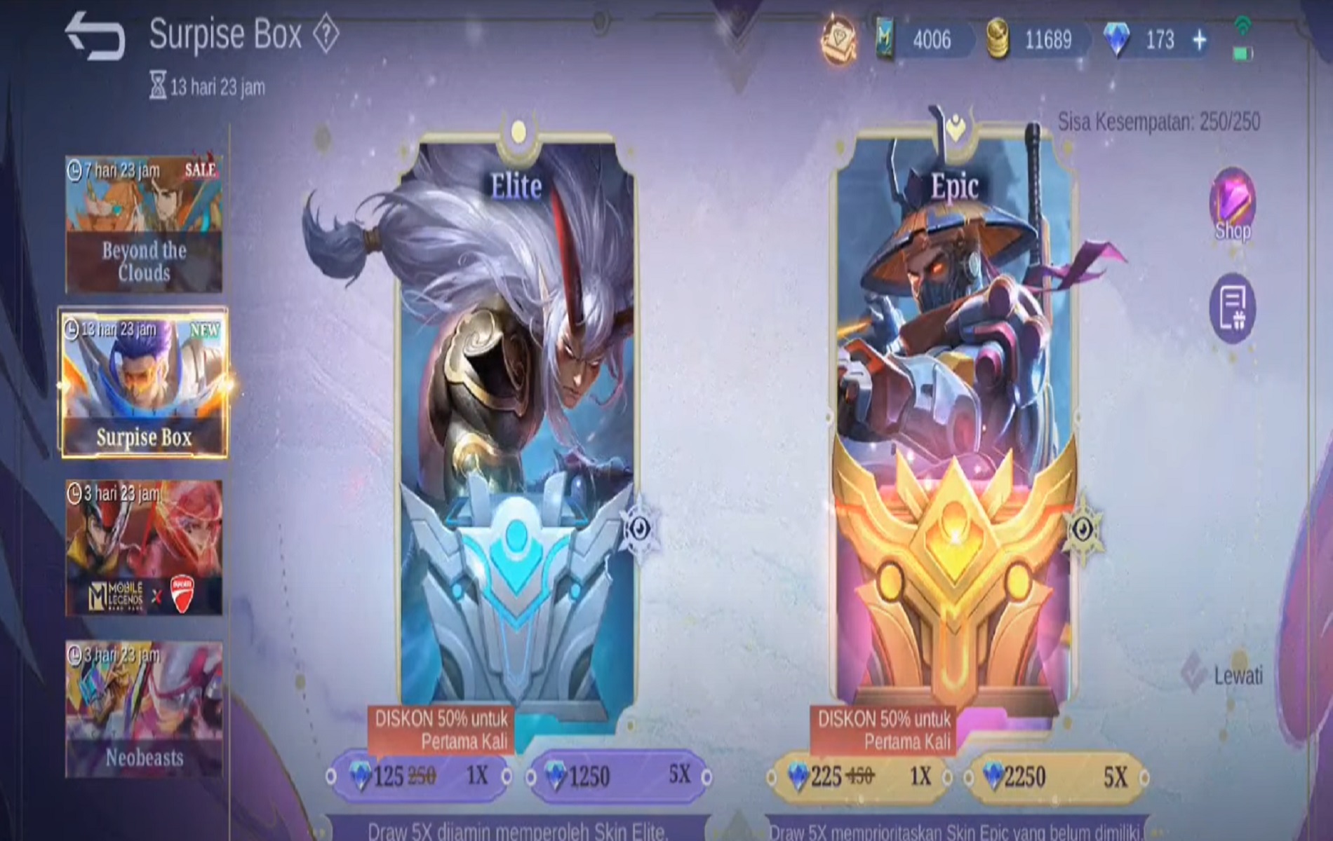 Tanggal Token Draw Gratis Suprise Box September 2023 Mobile Legends (ML ...