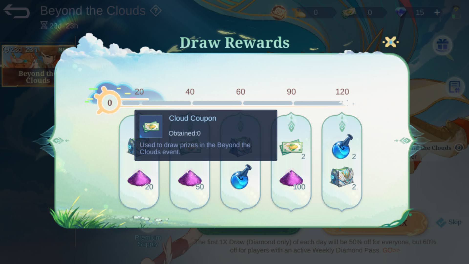 What is the Cloud Coupon item Mobile Legends (ML), can it be drawn for ...
