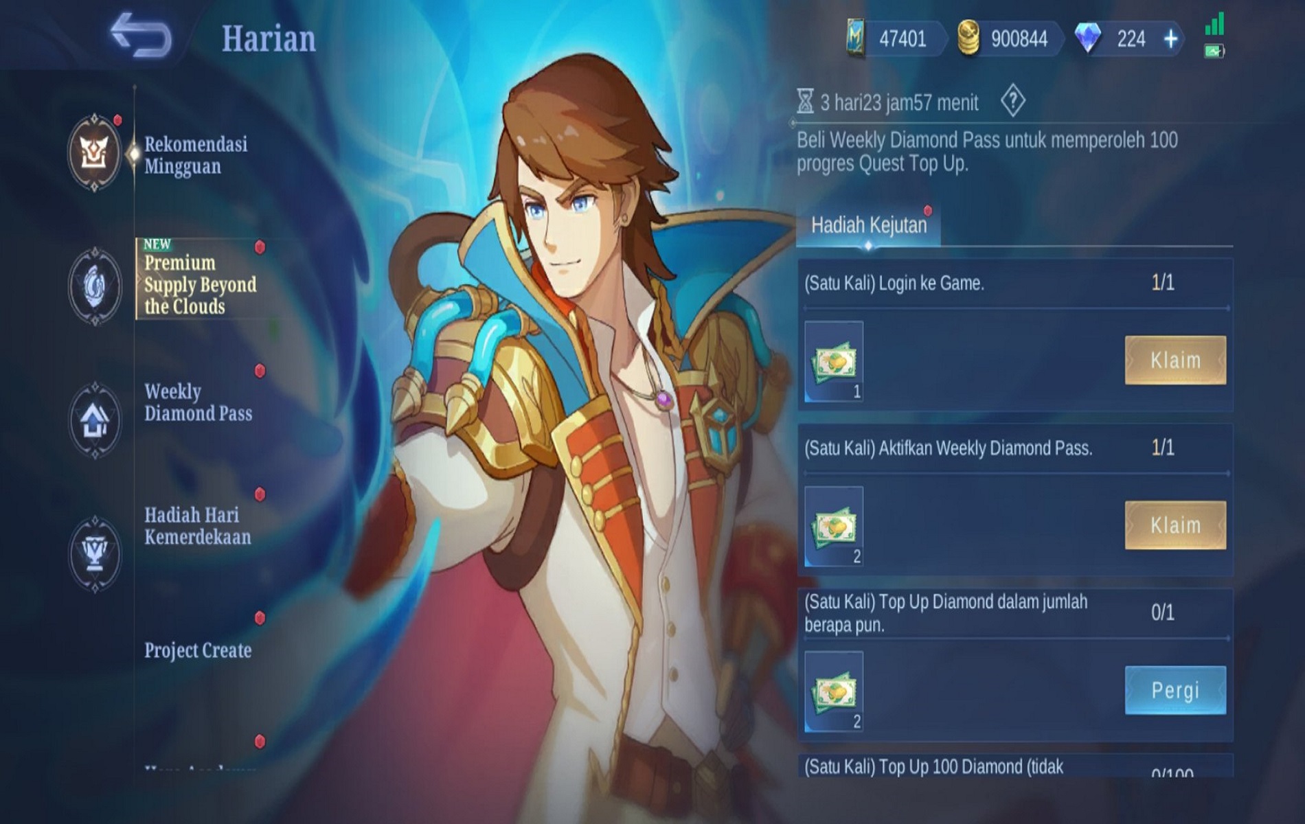 How to Claim 19 Tokens Draw Beyond the Clouds Round 1 Mobile Legends ...