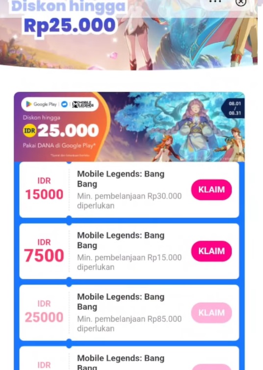 Cara Curang Diskon Diamond WDP Mobile Legends (ML) – Esportsku